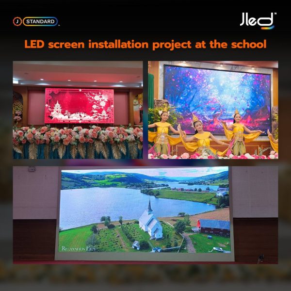 LED Display Installation for School Smarter Modern Education